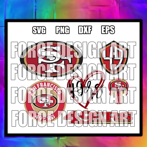 49ers Logo Svg for Cricut - Etsy