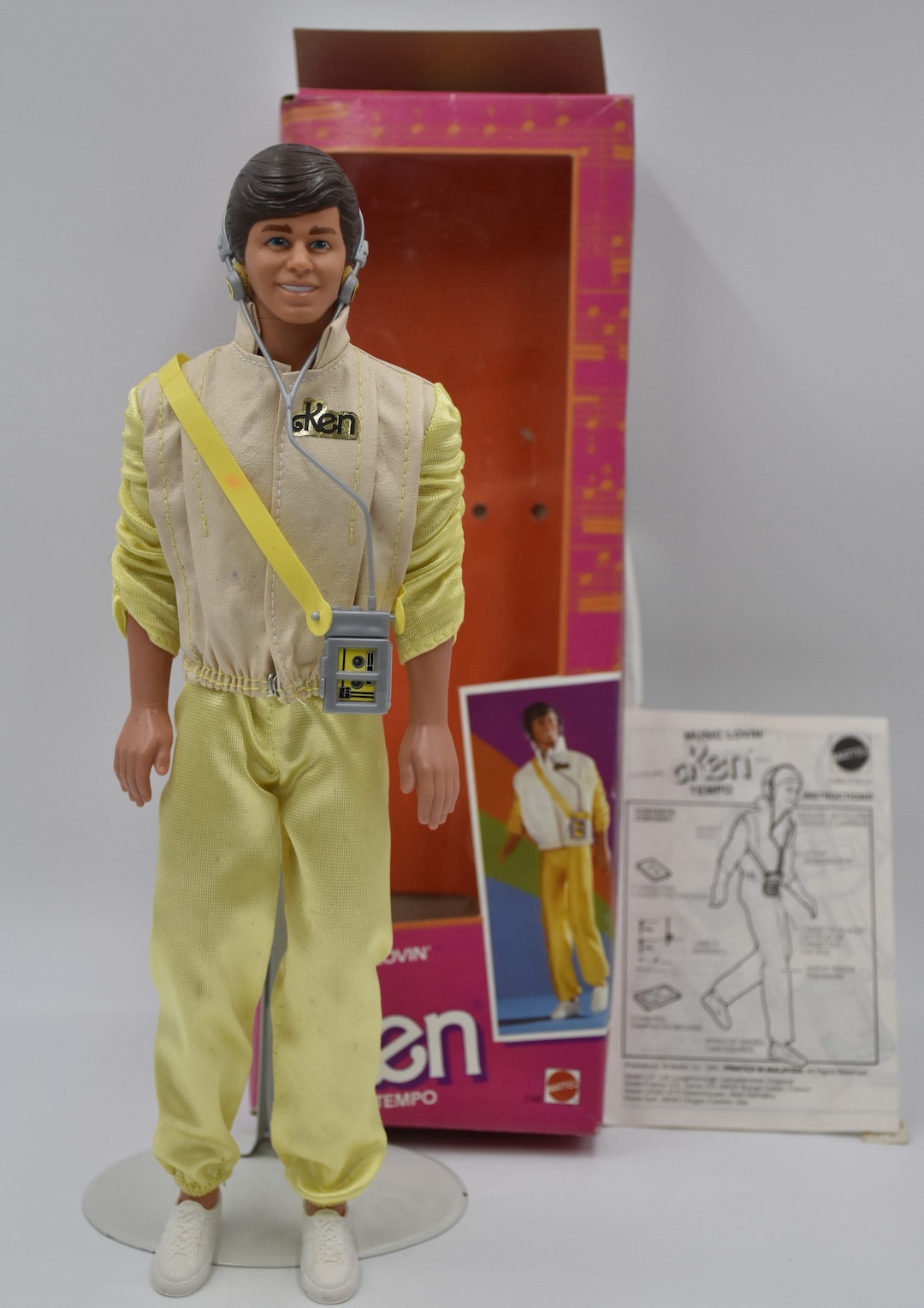 Mattel Barbie Doll Ken Ken Tempo Music Lovin 1985 Vintage With Box - Etsy