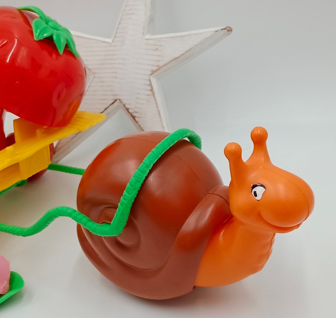 Shortcake Snail Cart Escargot Roule-coquille Vintage Strawberry ...