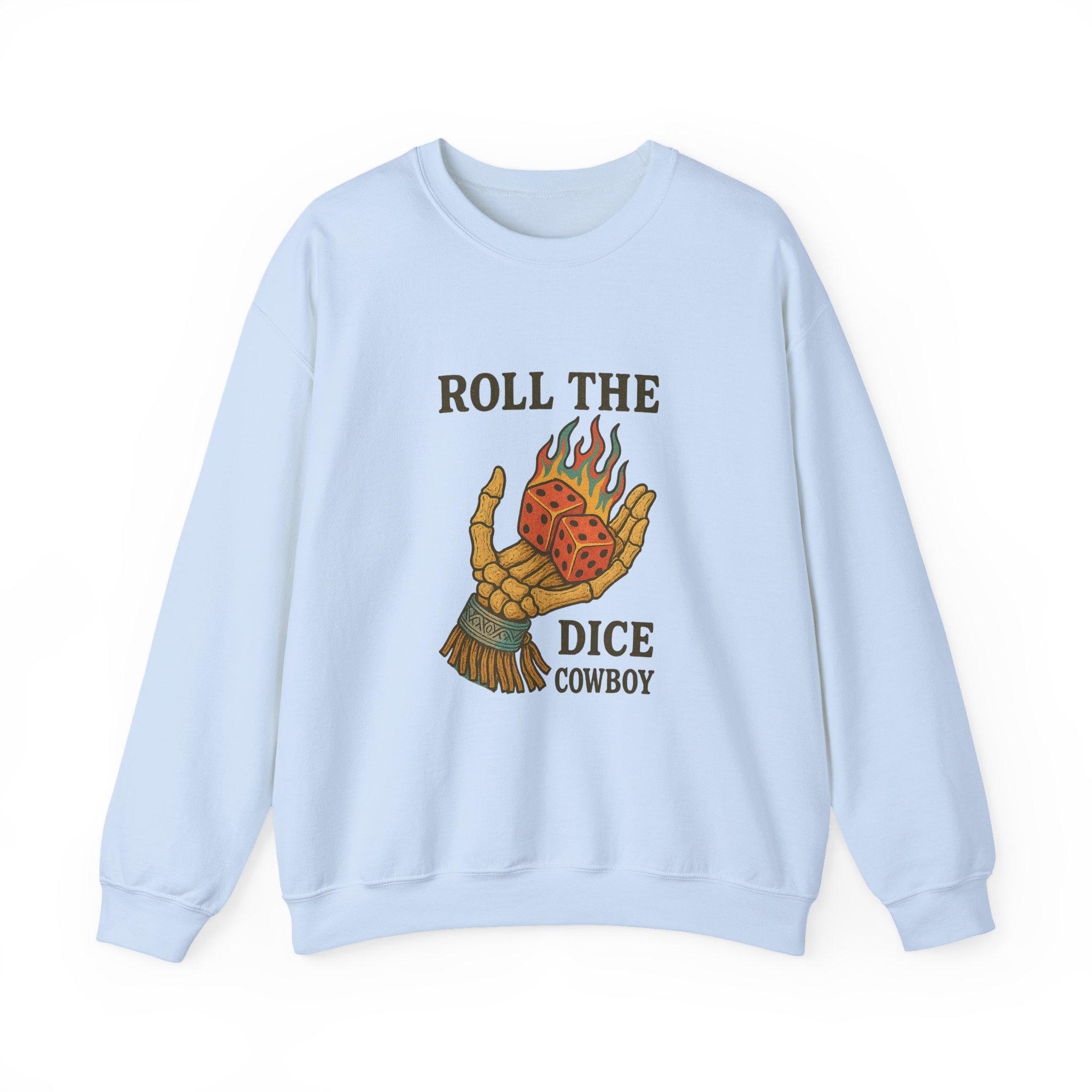 Western "roll the Dice Cowboy" Skeleton and Flaming Dice PNG Graphic ...