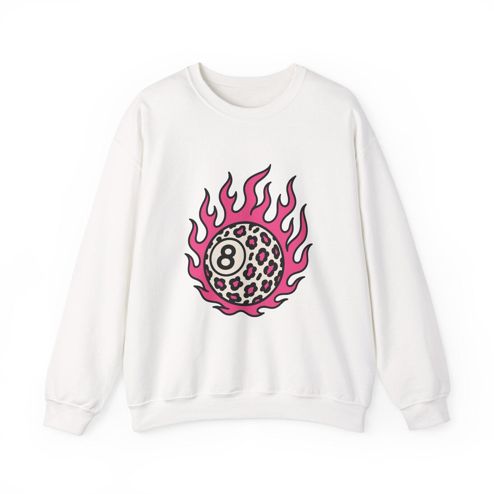 Flaming Cheetah Print 8 Ball PNG (digital Download) - Etsy