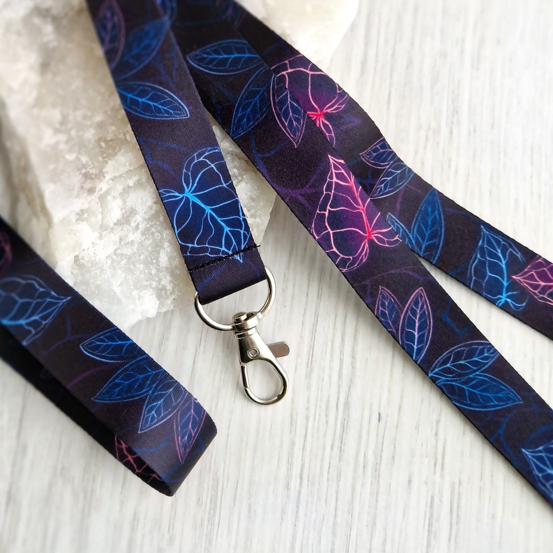 Magical Plants Lanyard Keychain Fairy Garden Lanyard Nurse Badge Holder ...