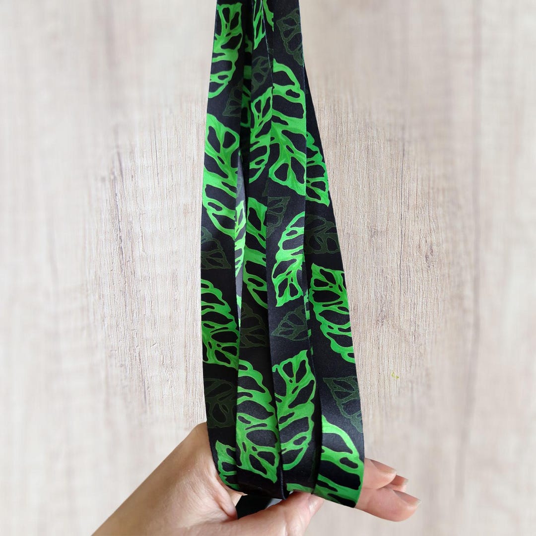 Monstera Lanyard | Monstera Esqueleto | Plant Lanyard Badge Holder - Etsy