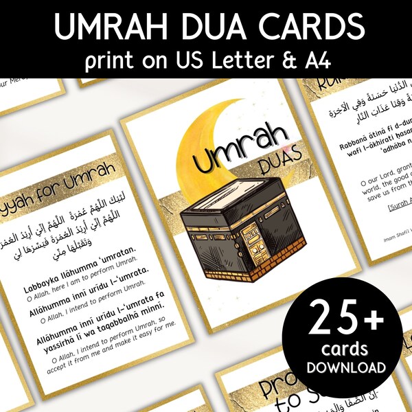 Umrah Printable Cards - Etsy