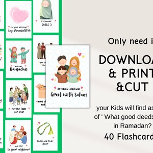 Ramadan Good Deeds Cards, Ramadan Islamic Games, Ramadan Tracker Kids ...