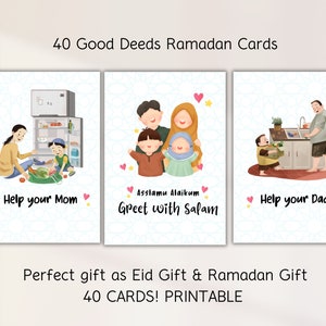 Ramadan Good Deeds Cards, Ramadan Islamic Games, Ramadan Tracker Kids ...