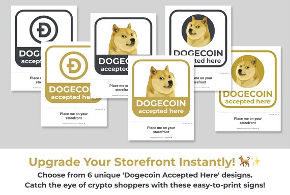 Dogecoin Accepted Here