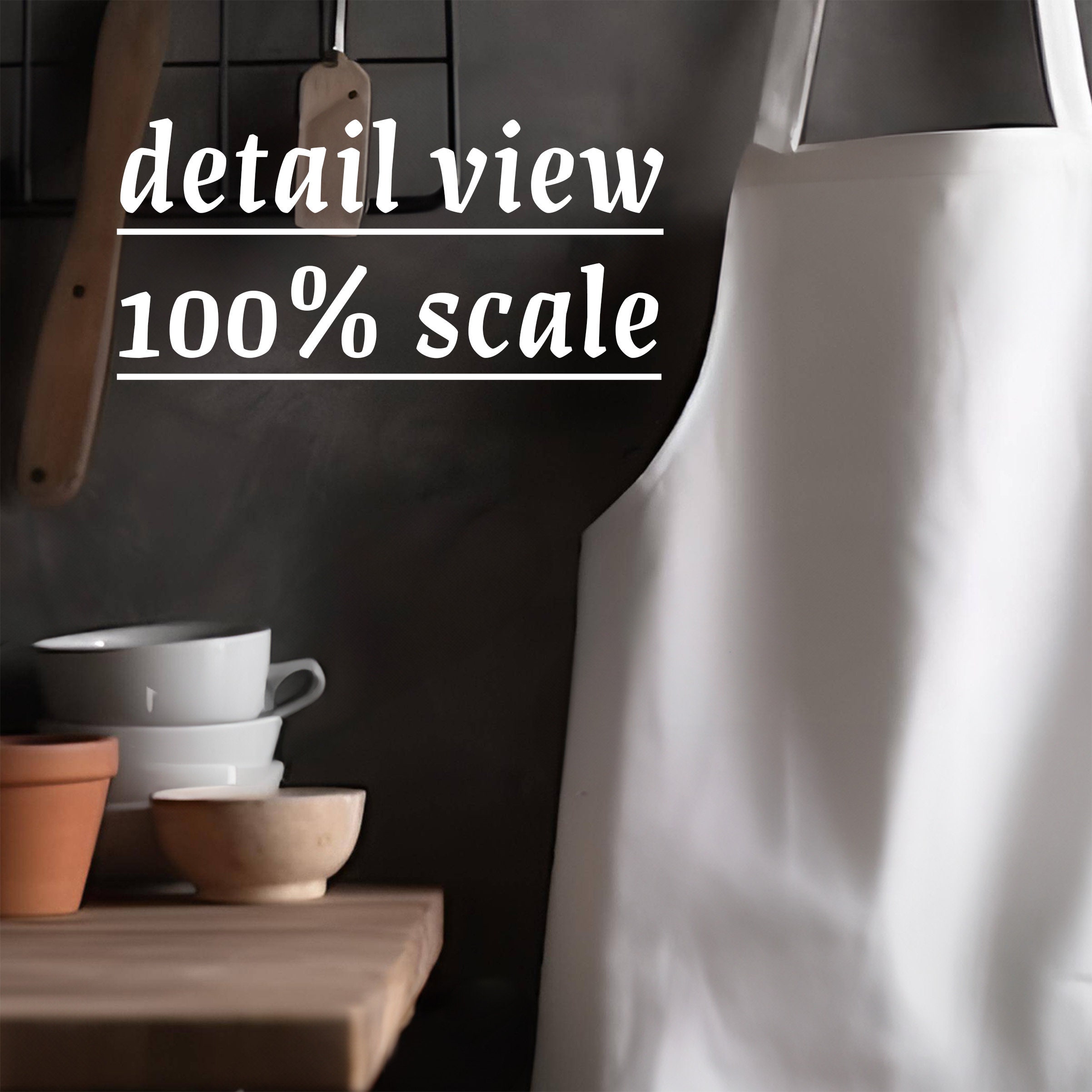Coat Hook Apron Mockup, White Apron PSD Mockup,barista Apron Mockup ...