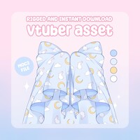 VTUBER Assets - Cow Milk Cloak | Blanket | Twitch | Streaming | Discord ...