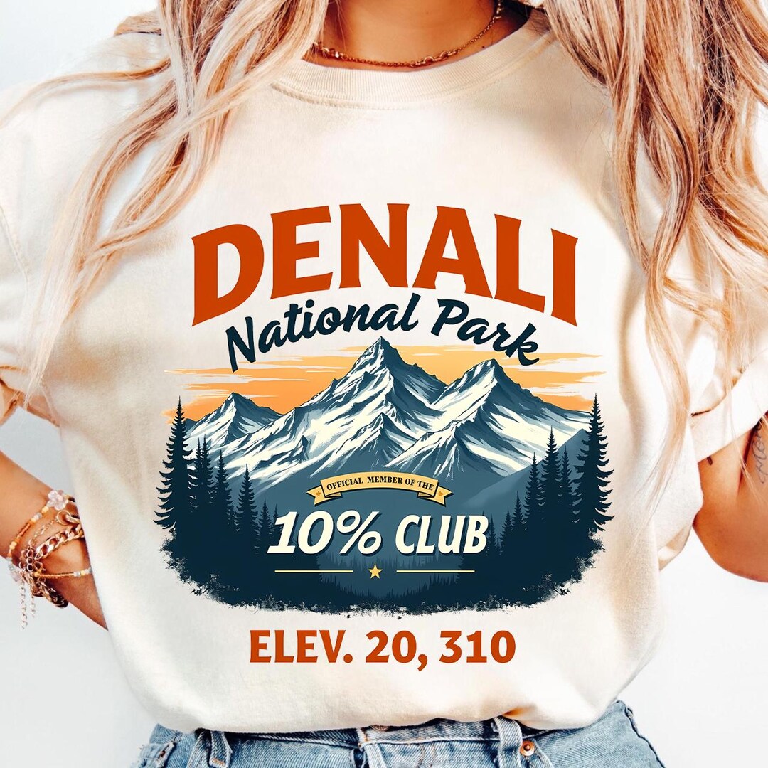 Denali National Park PNG Digital Download,alaska Mountain Sublimation ...
