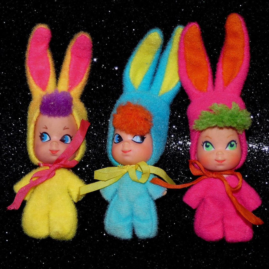 Vintage Mattel Liddle Kiddles Animiddle Mini Kiddle Dolls - FUNNY BUNNY ...