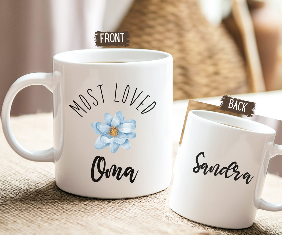Personalized Oma Coffee Mug, Gifts for Oma, Worlds Best Oma Mug, Most ...