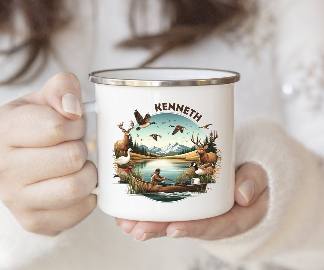 Personalized Hunting Mug, Deer Hunter Woods Mug, Hunting Season Cup ...