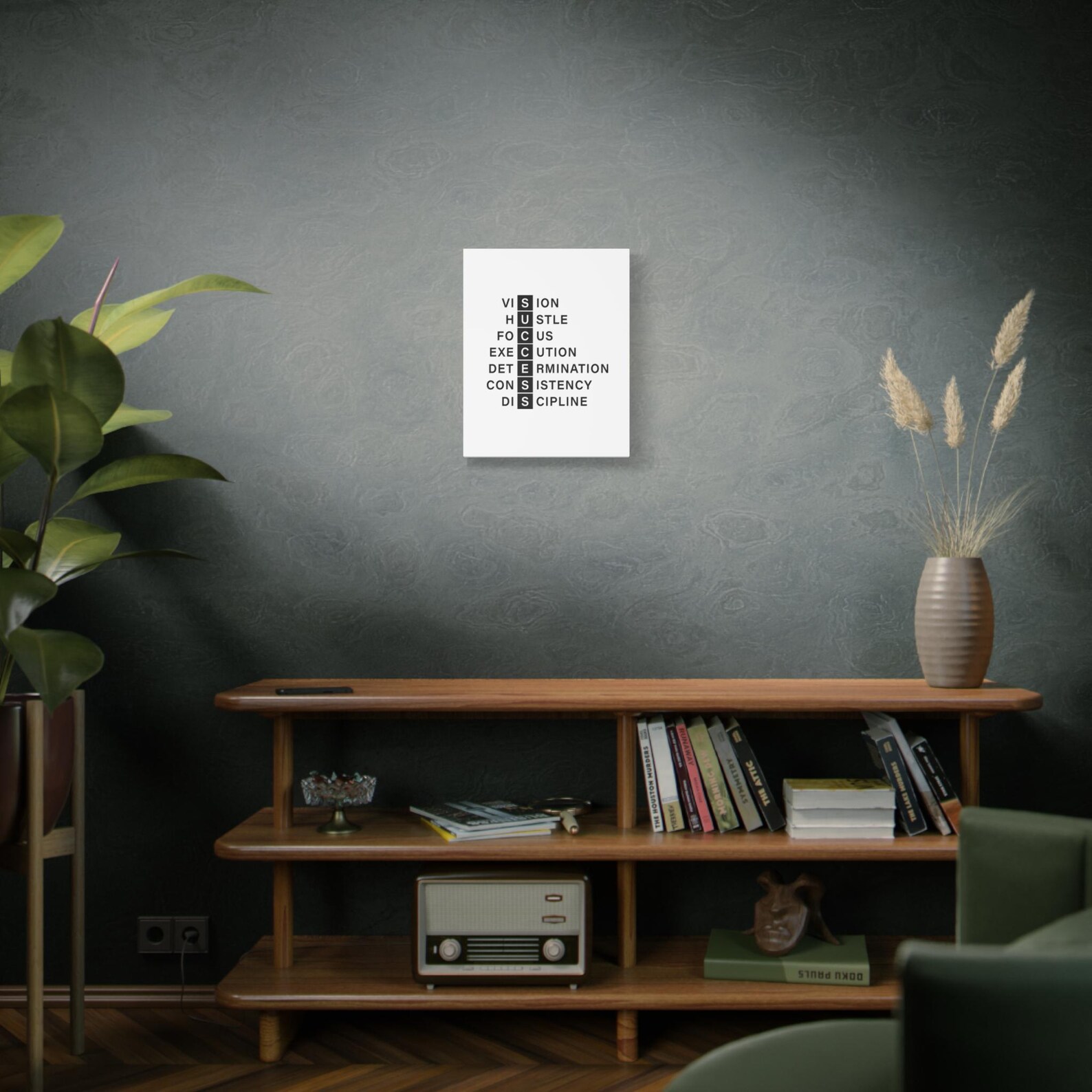 SUCCESS Acronym Motivational Wall Art | Unframed Matte Canvas - Etsy