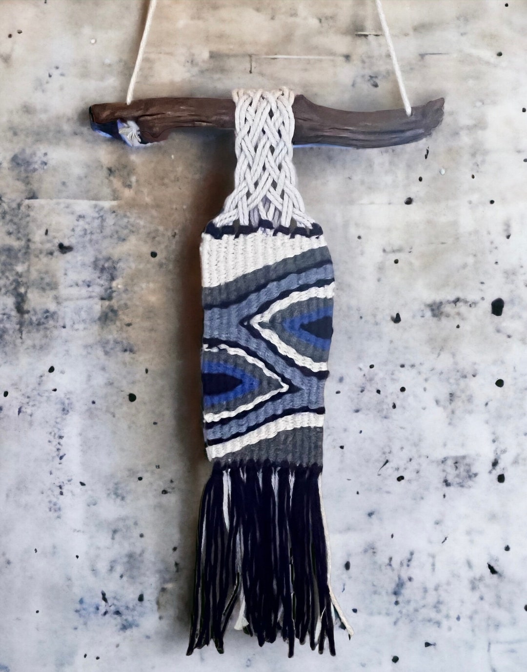 Double Wishbone Evil Eye Mini Wall Hanging - Etsy