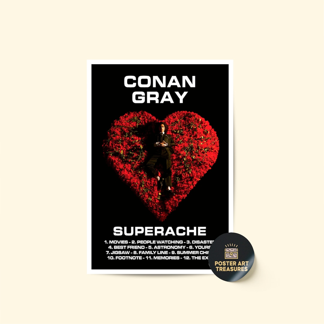 Conan Gray Superache Album Poster / Room Decor / Music Decor - Etsy