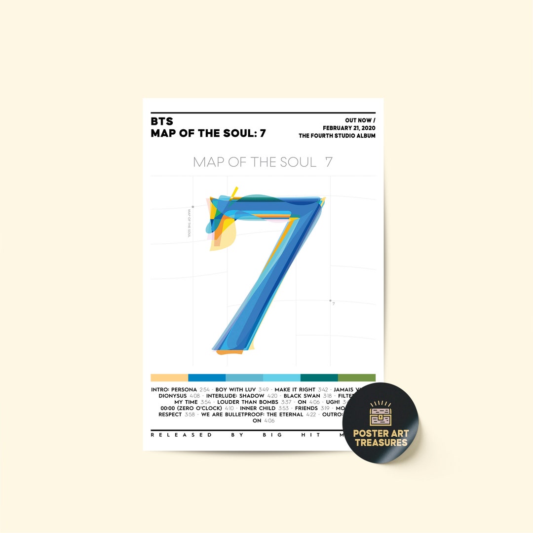 BTS Map of the Soul:7 Album Cover Poster Room Decor - Etsy