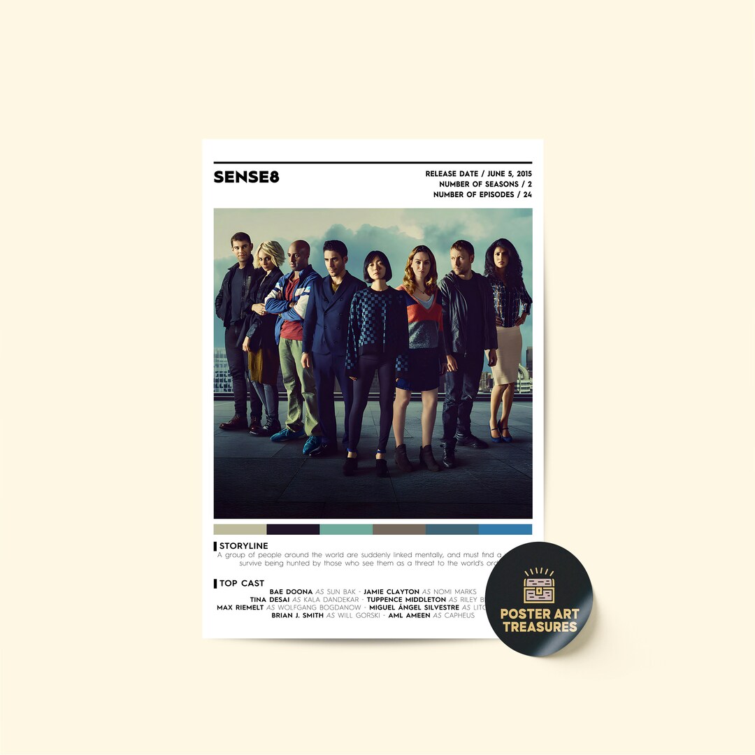 Sense8 TV Show Poster / TV Shows Poster / Sense 8 Print / Wall - Etsy