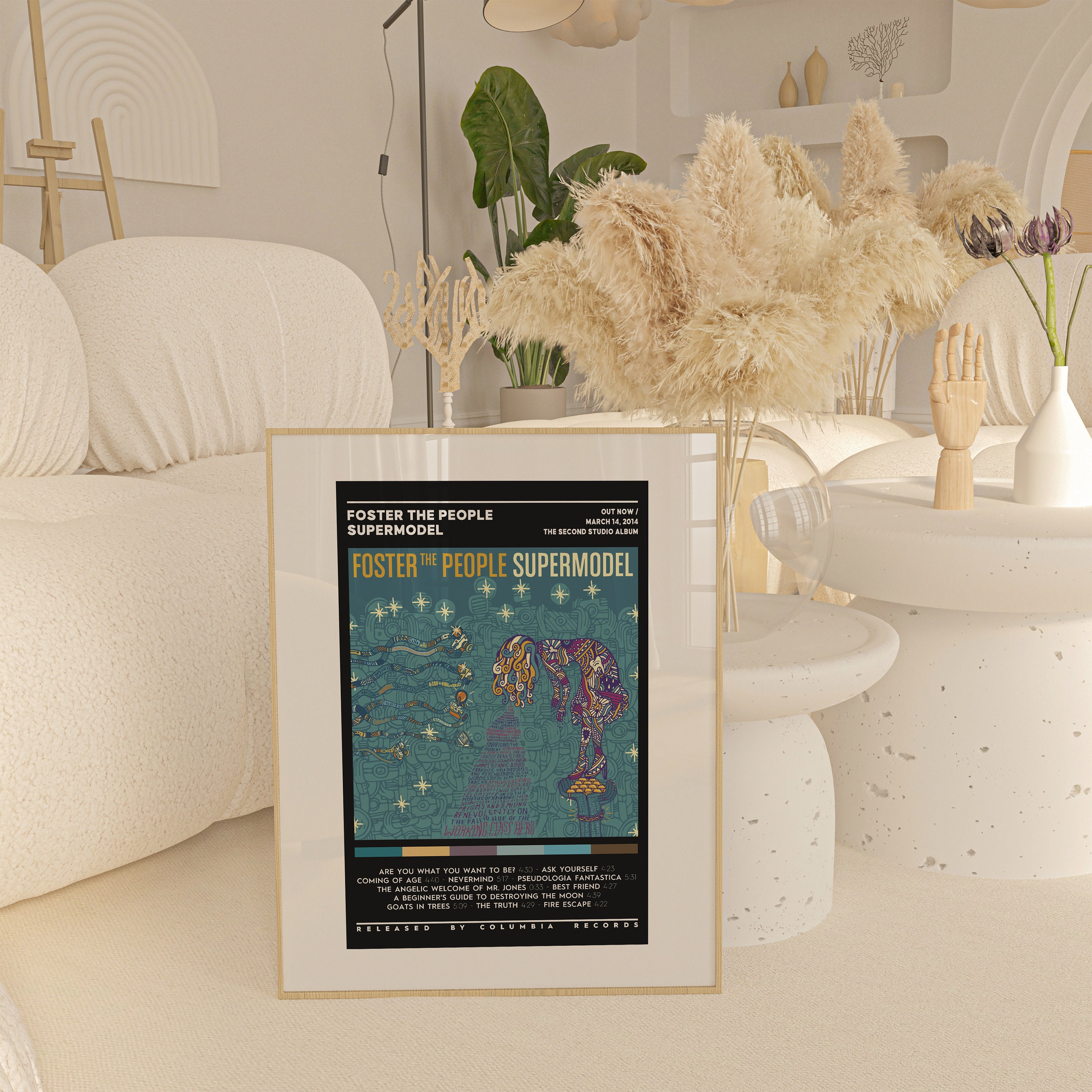 Foster the People Supermodel Poster / Album Cover Poster / 3 - Etsy