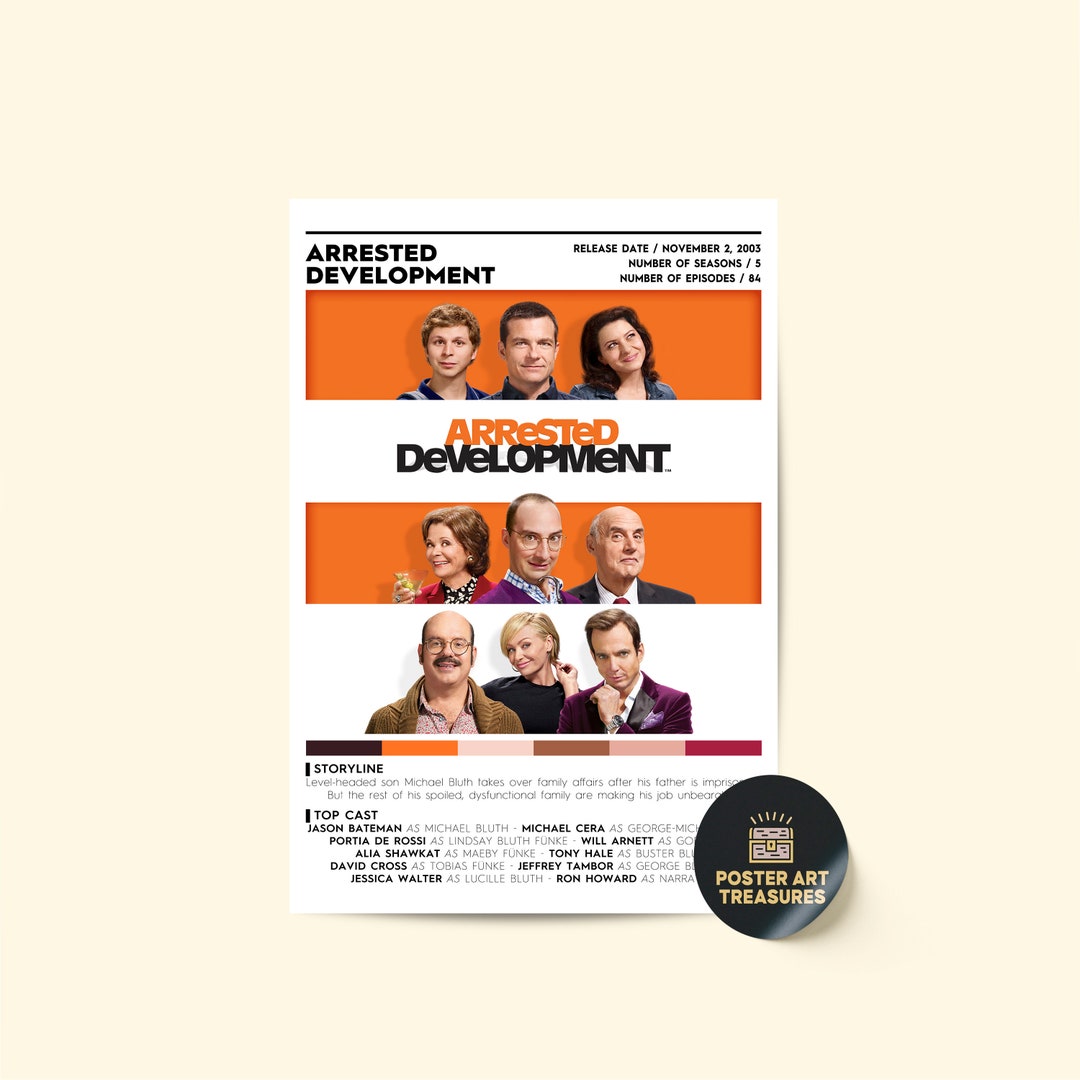 Arrested Development TV Show Poster / TV Show Poster / Poster - Etsy