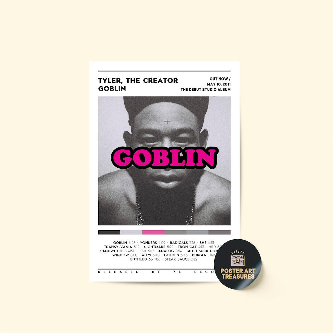 Tyler the Creator Goblin Album Cover Poster / 3 Colors 1 - Etsy