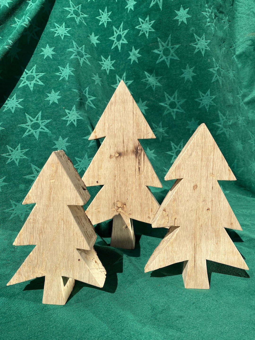 Wooden Christmas Tree Cutouts - Etsy