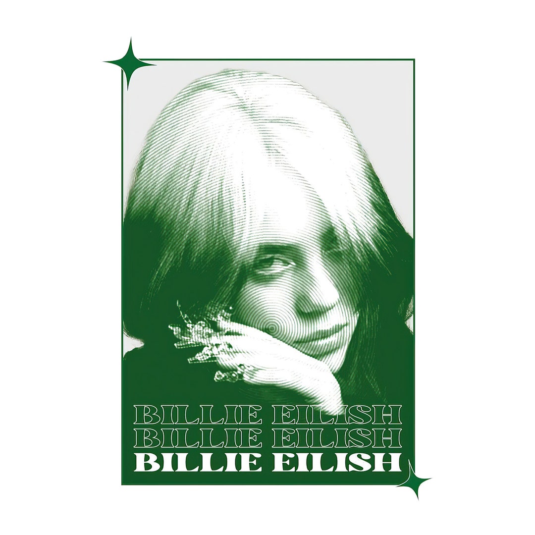 Billie Eilish PNG Digital Png Eilish Merch Billie File - Etsy