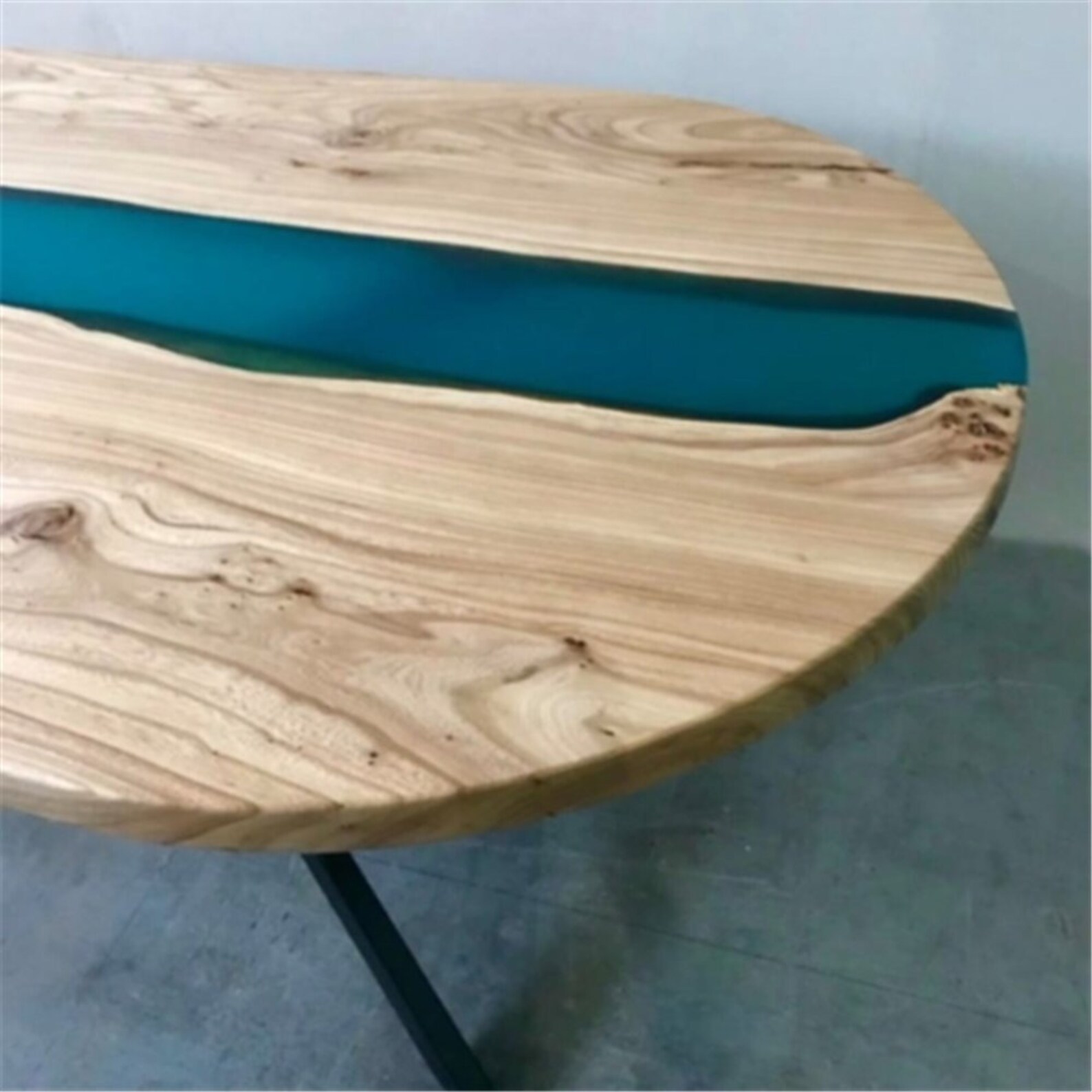Epoxy Chestnut Table, Living Room Turkish Design Handmade Table ...