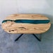 Epoxy Chestnut Table, Living Room Turkish Design Handmade Table ...