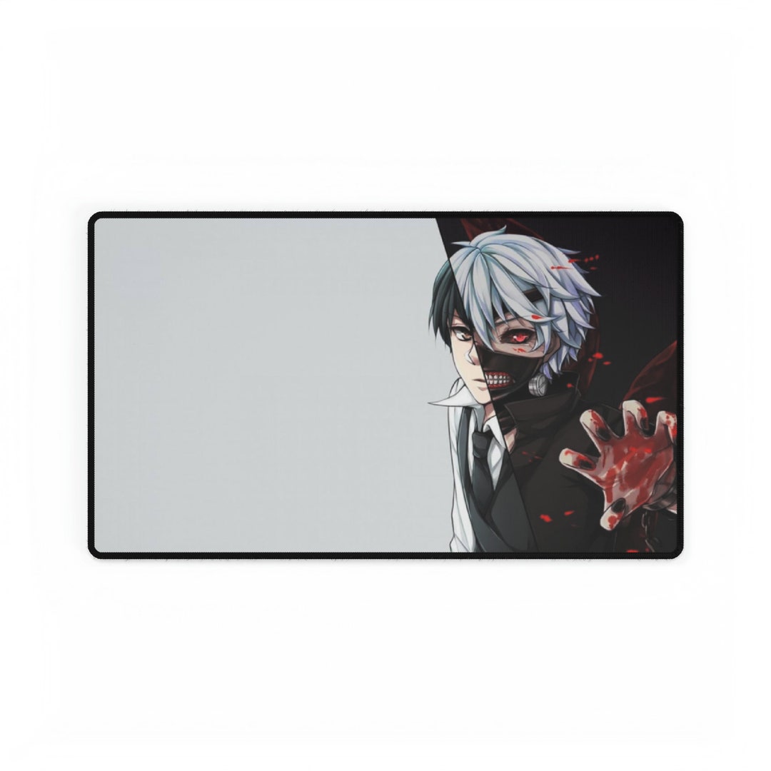 Kaneki Split Minimalist Desk Mat Tokyo Ghoul Gaming Mousepad - Etsy