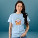 Butterfly Shirt in Heather Ice Blue Wild and Free Graphic Shirt for ...
