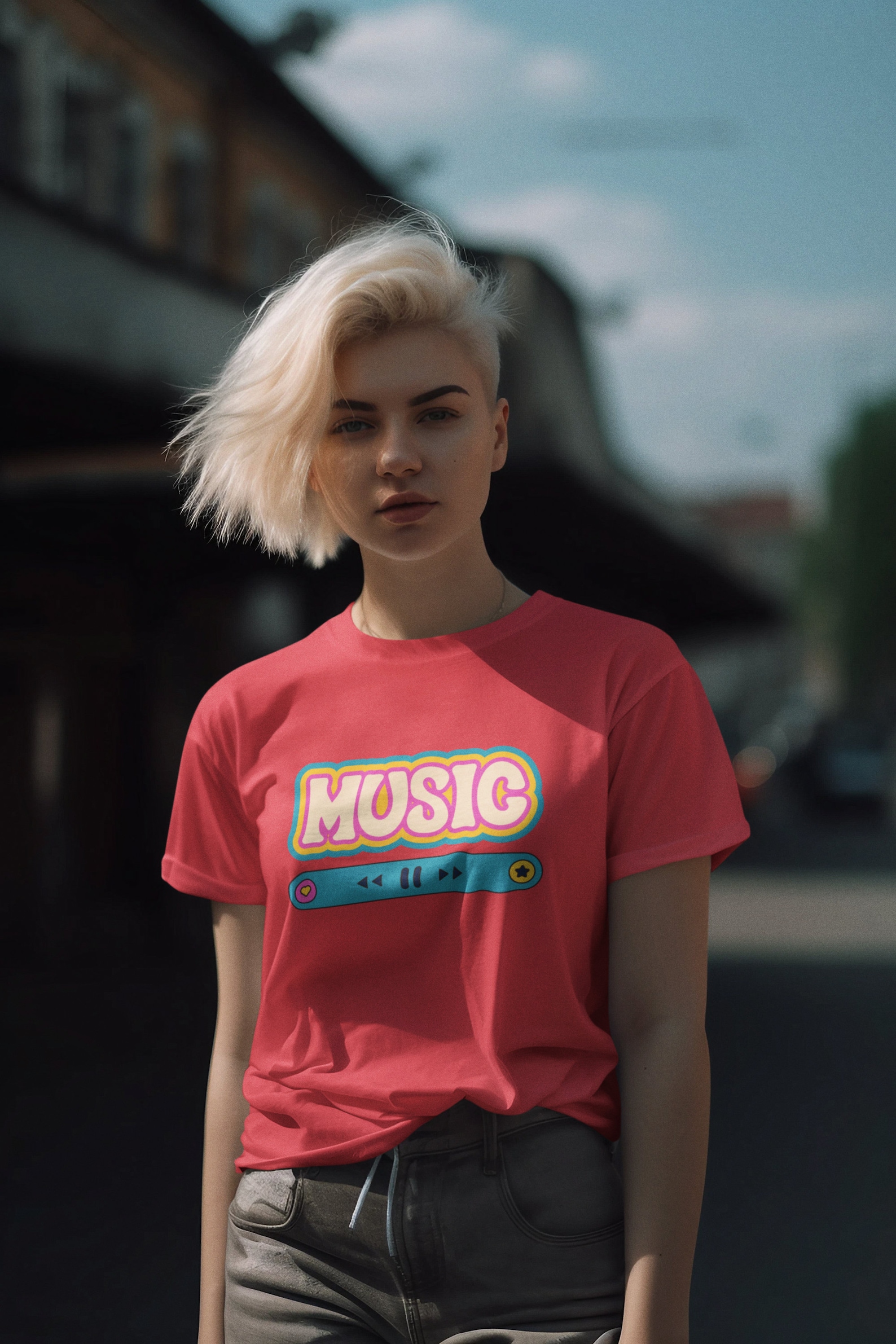 Retro Music T-shirt - Vintage Cassette Graphic Tee - Colorful Music Lover Shirt - Etsy
