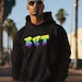 BET Graffiti Hoodie: Urban Streetwear, Hip Hop Style - Etsy