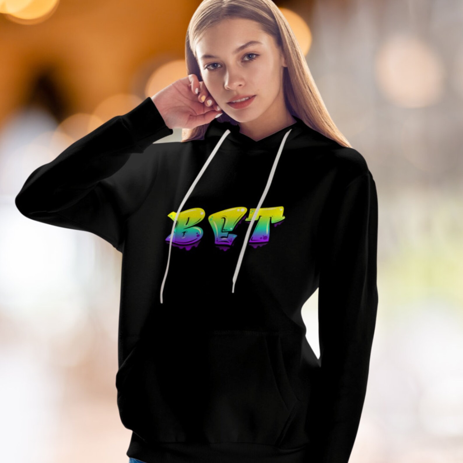 BET Graffiti Hoodie: Urban Streetwear, Hip Hop Style - Etsy