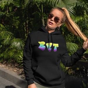 BET Graffiti Hoodie: Urban Streetwear, Hip Hop Style - Etsy