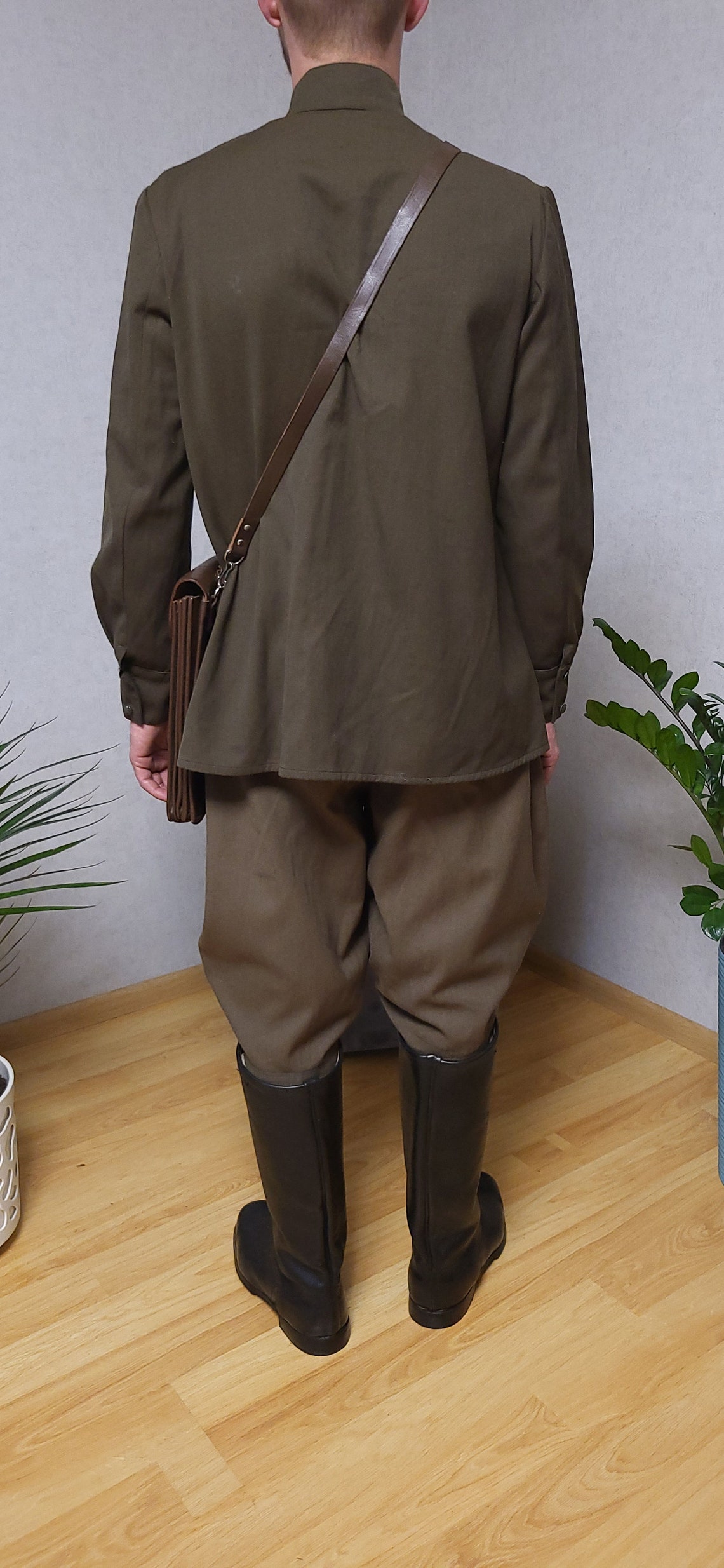 Military Uniform With Leather Bag Red Army USSR - Etsy