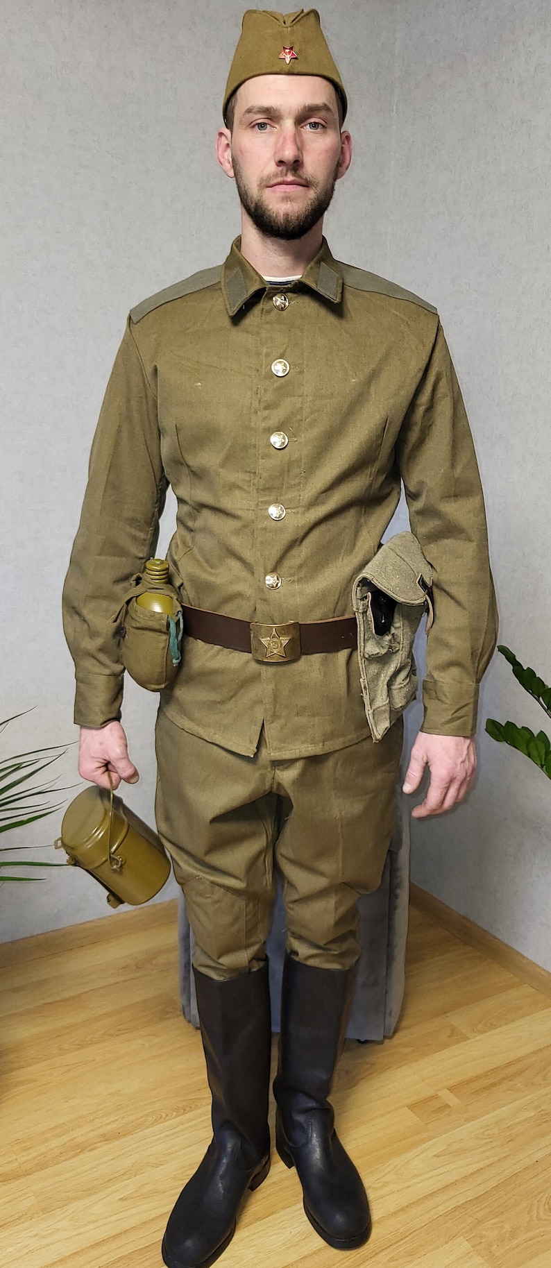 Military Soldier Uniform With Accessories Complete Set USSR Army - Etsy