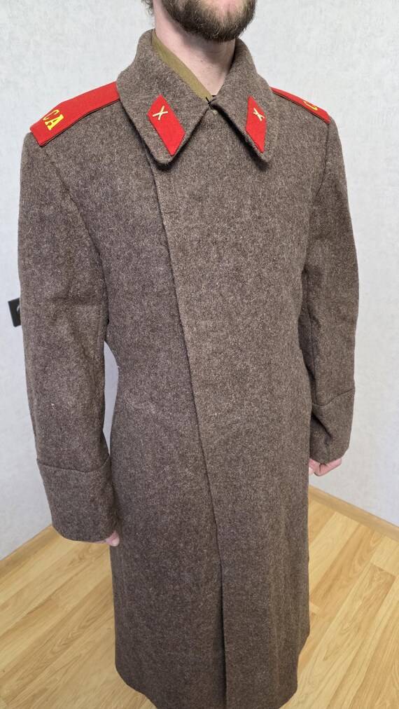 Classic historical woolen overcoat with decorative sh… - Gem