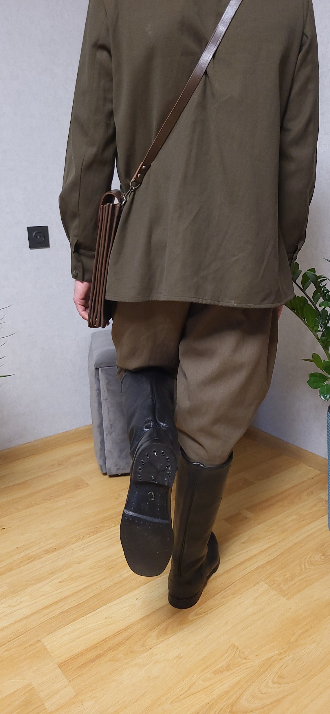 Military Uniform With Leather Bag Red Army USSR - Etsy