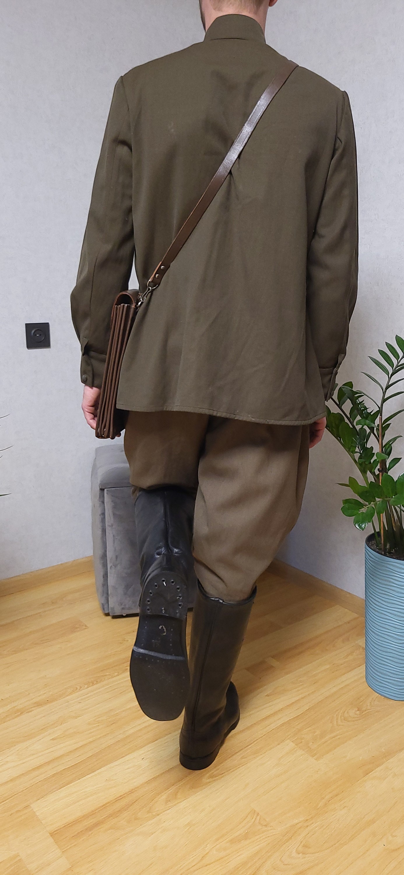 Military Uniform With Leather Bag Red Army USSR - Etsy