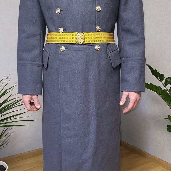 Blue Army Coat - Etsy