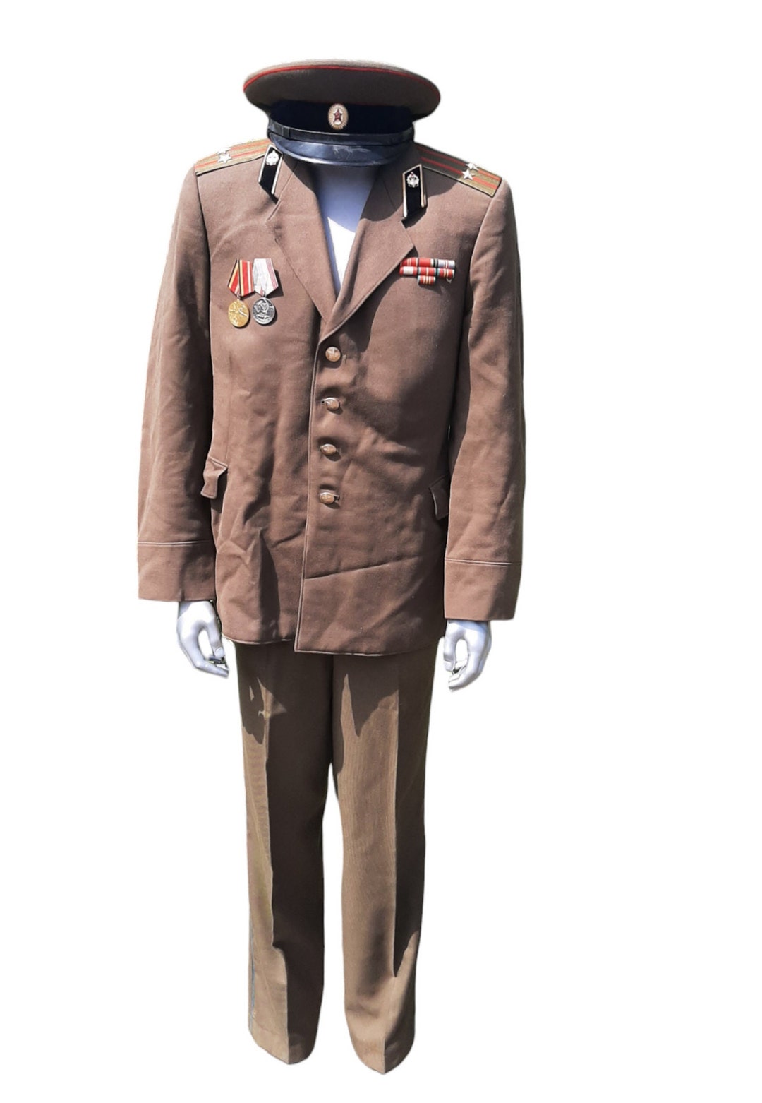 Vintage Legendary Uniform Set With Shoulder Straps and Accessories USSR ...
