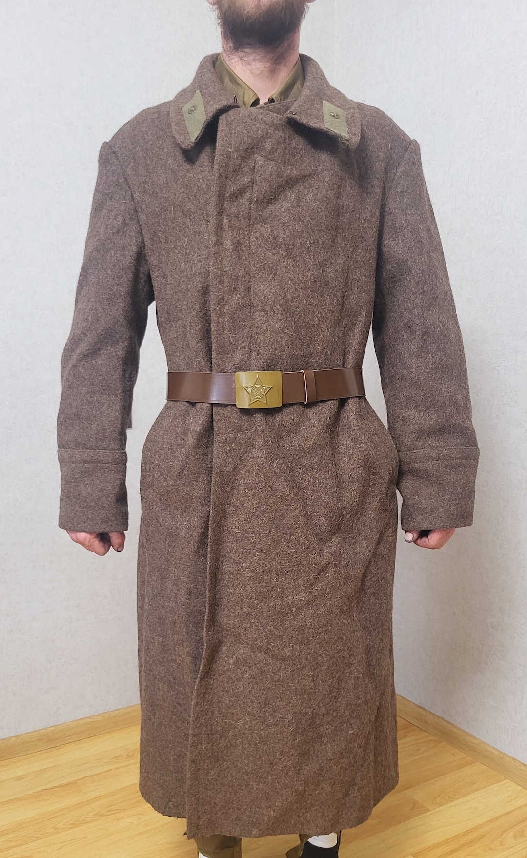 WW2 Military Soldier's Woolen Coat USSR Army - Etsy