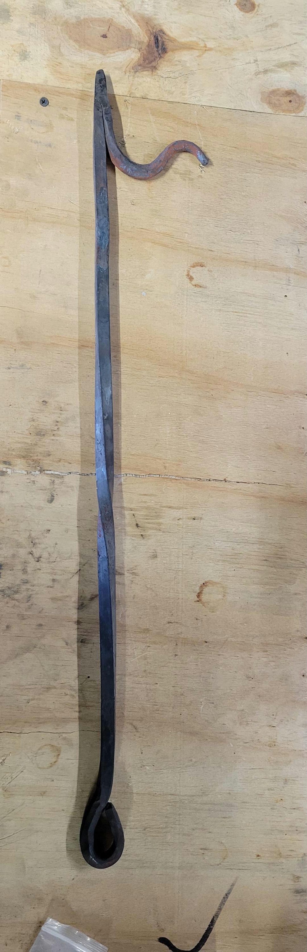 Hand Forged Usa-made Steel Fire Poker - Etsy