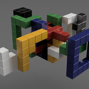 5x5x5 - 3D Printable Puzzle (puzzle #5) (level - Extremely Troublesome ...