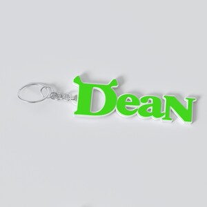 Shrek Custom Keychain - Physical 3D Print - Etsy