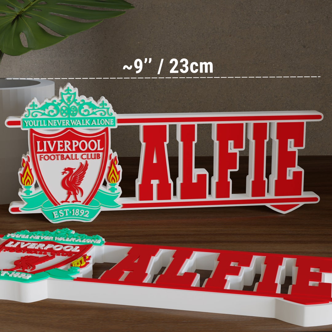 Custom Football Logo Physical 3D Print Unofficial License - Etsy