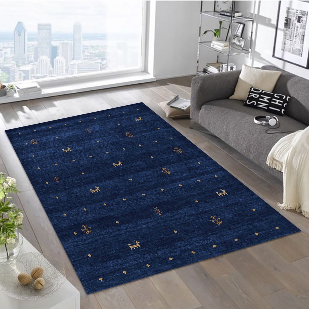 Blue Rug, Blue Turkish Rug, Turkish Rug, Turkish Patterned Rug, Turkish ...