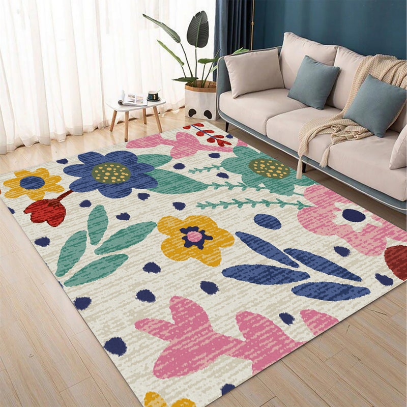Flower Rug - Etsy
