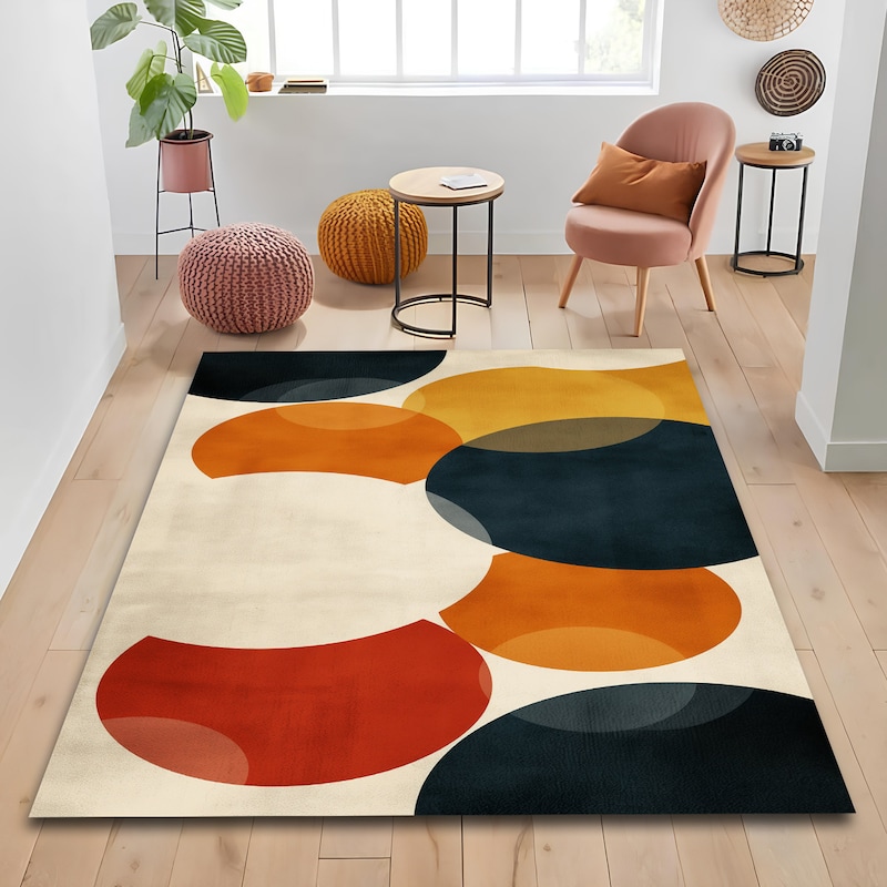 Geometric Rug - Etsy